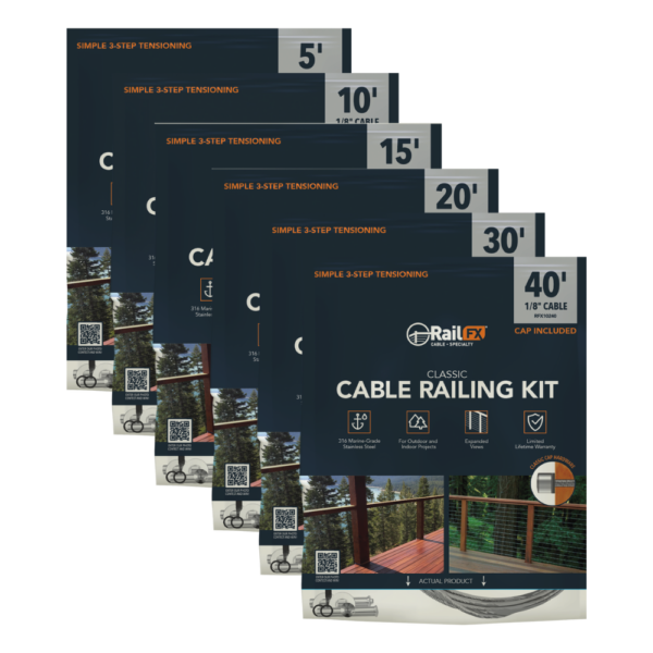 Classic Cable Railing Kit - RailFX 102 Kit | RailFX