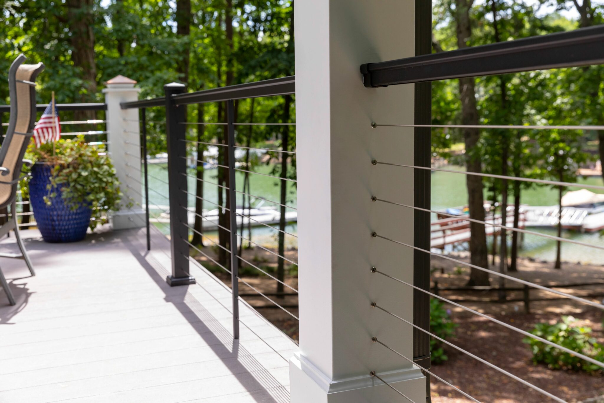 Creating An Outdoor Oasis on Lake Norman | RailFX Blog