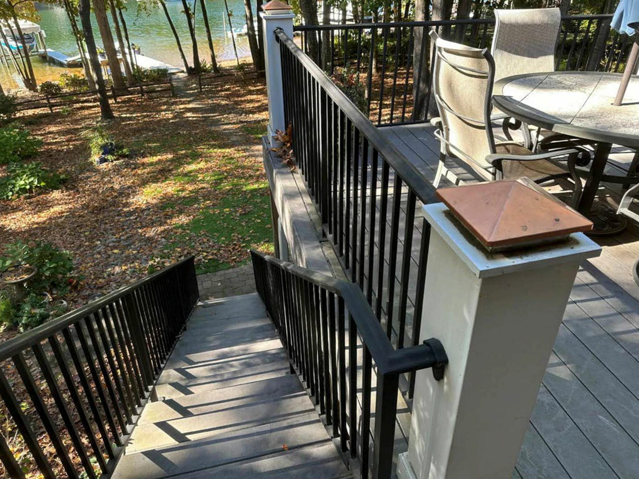 Creating An Outdoor Oasis on Lake Norman | RailFX Blog